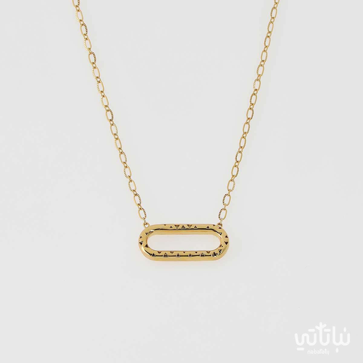 Salmani style necklace in gold - متجر نباتاتي